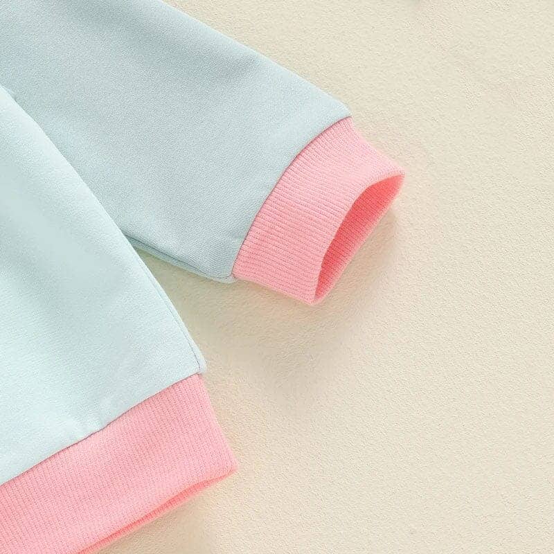 Little Girl Pastel Color Block 2-Piece Outfit Set – The Trendy Toddlers