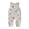 Unisex Baby Sleeveless Chicken Jumpsuit – The Trendy Toddlers