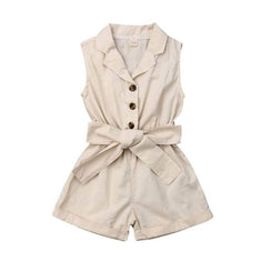 Toddler Girl Button Down Collar One Piece Romper – The Trendy Toddlers