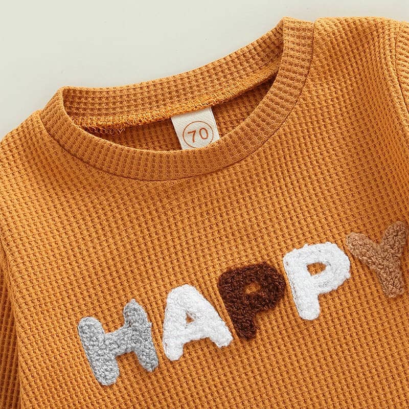 Unisex Baby Happy Waffle 2-Piece Clothing Set – The Trendy Toddlers